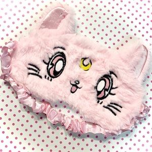 Sailor Moon | Accessories | Kawaii Sailor Moon Luna Eye Mask Pink Cat ...